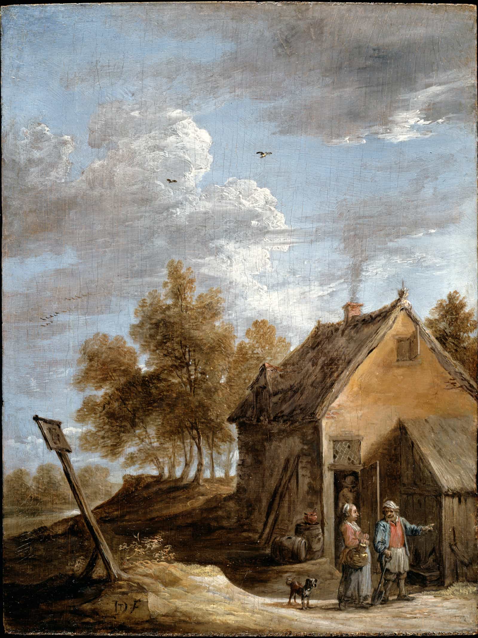 A Cottage by David Teniers The Younger Print from Truly Art