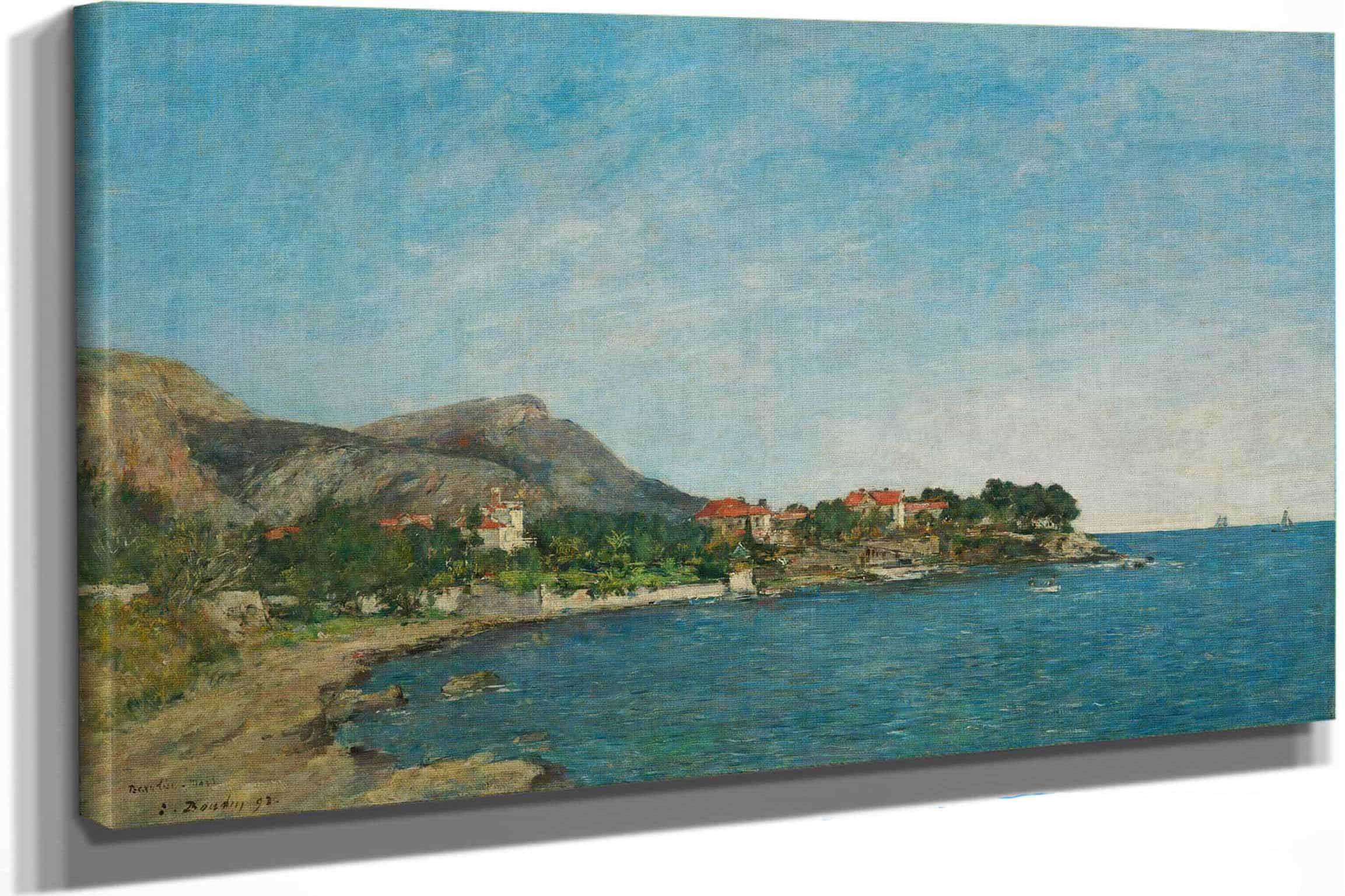 Beaulieu The Bay Of Fourmis by Eugene Boudin Print from Truly Art