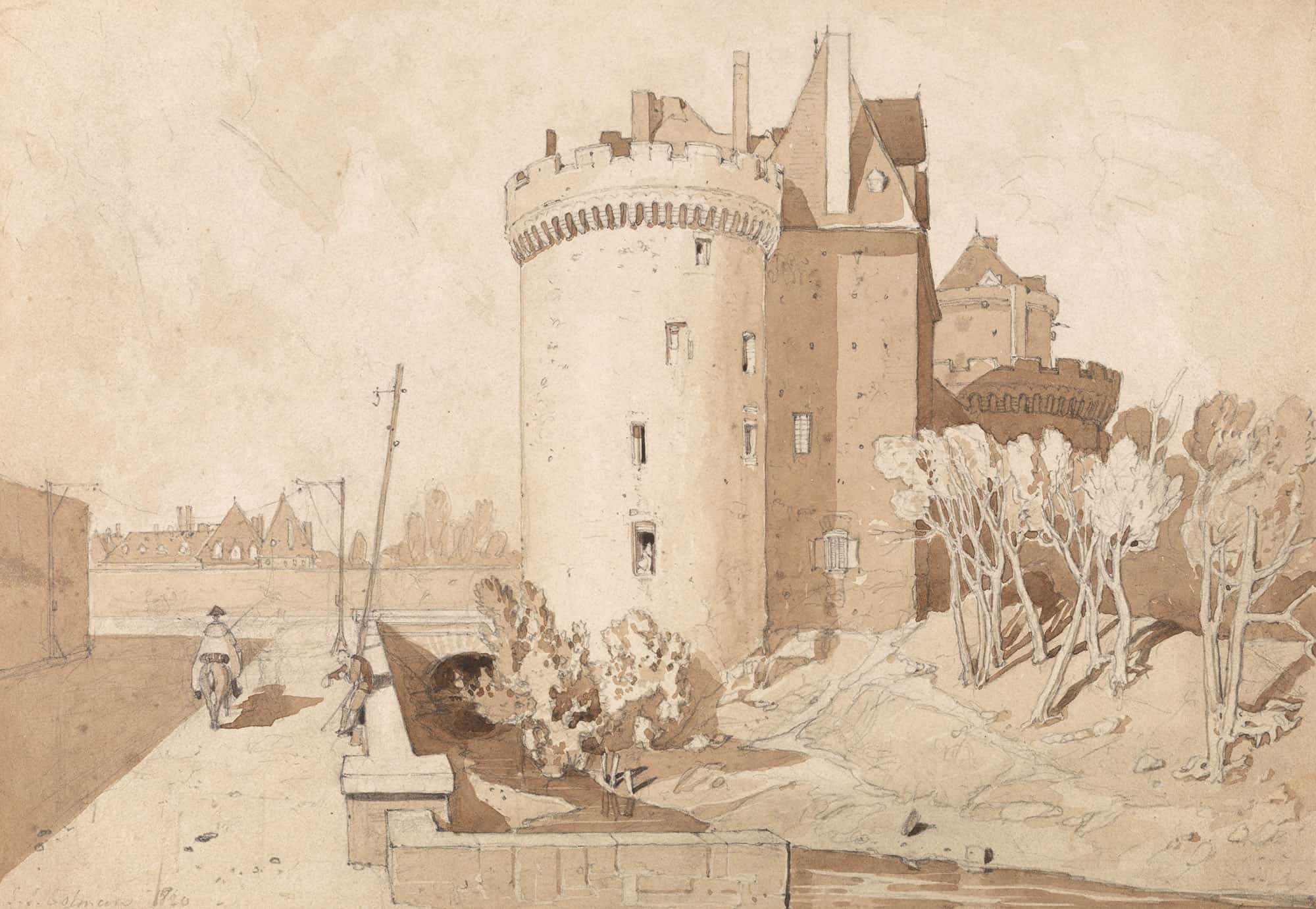 Castle At Alencon by John Sell Cotman Print from Truly Art