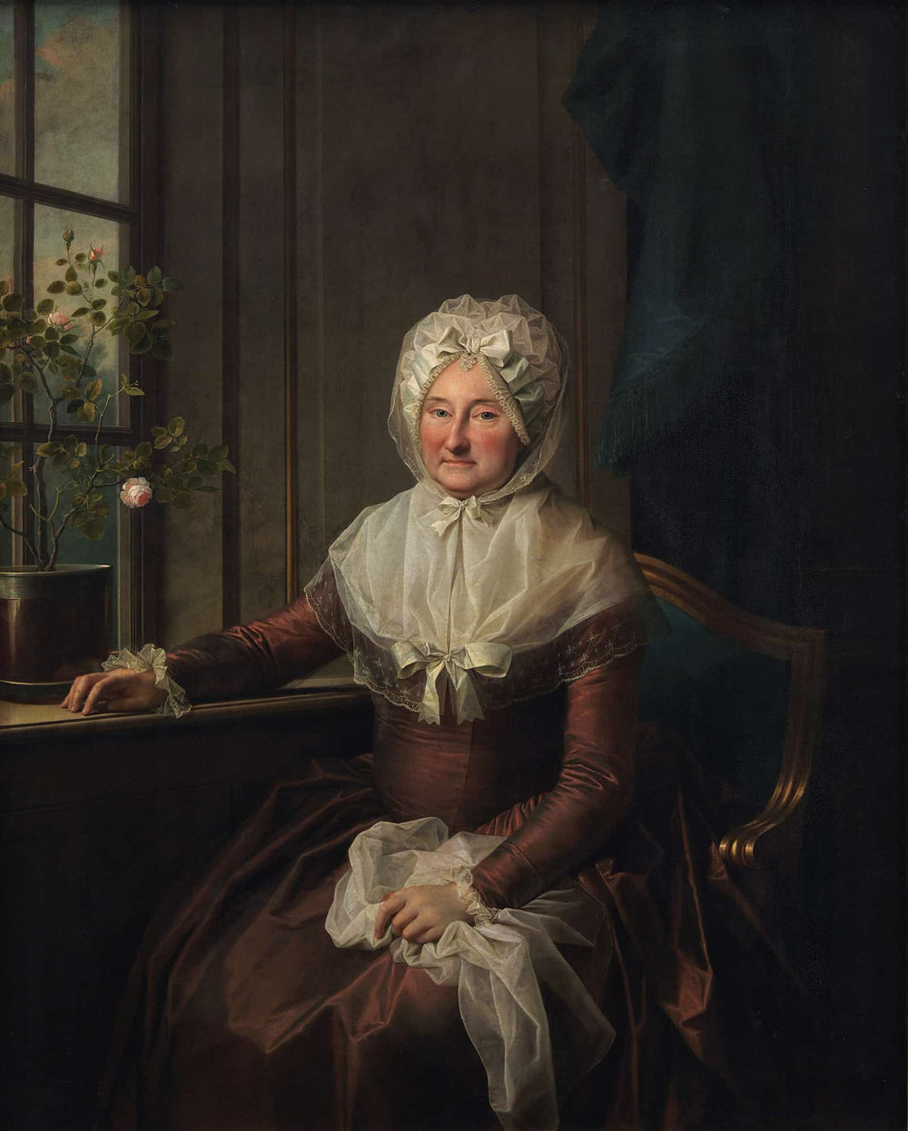 Countess Anna Joachima Danneskiold Laurvigen Nee Ahlefeldt by Jens ...