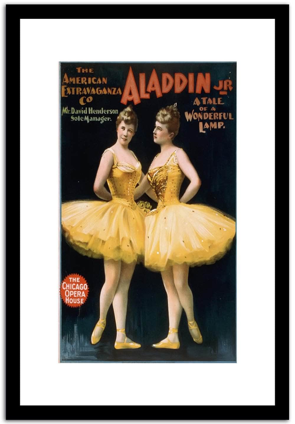 Aladdin Vintage Poster Print, Canvas Art, Framed Print. – Truly Art