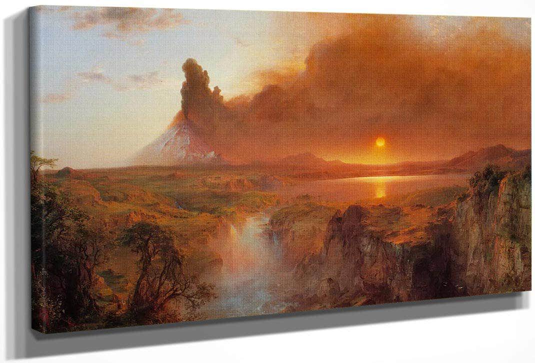 Cotopaxi 1862 By Fredric Edwin Church Print, Canvas Art, Framed Print ...