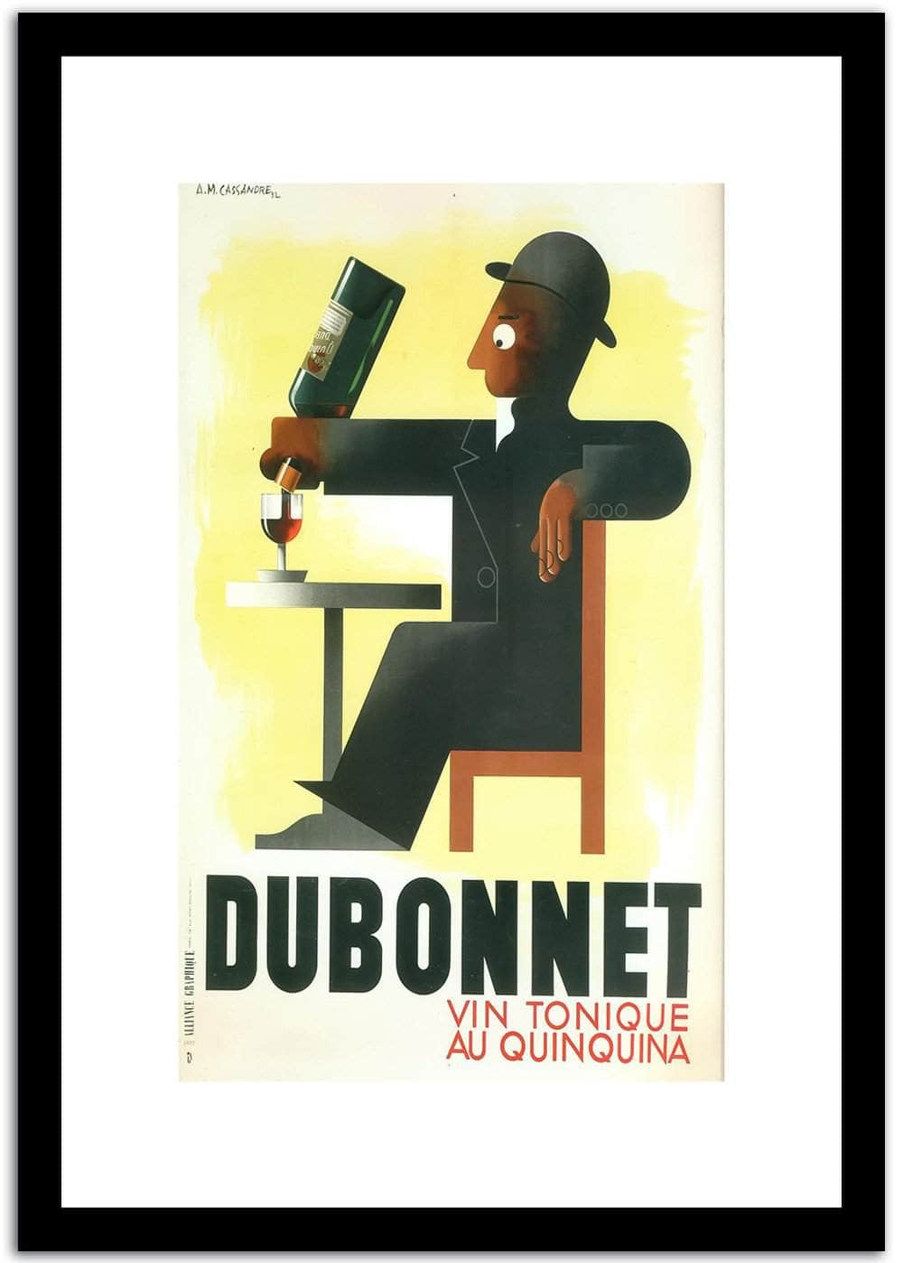 Dubonnet Vintage Poster Print, Canvas Art, Framed Print. – Truly Art