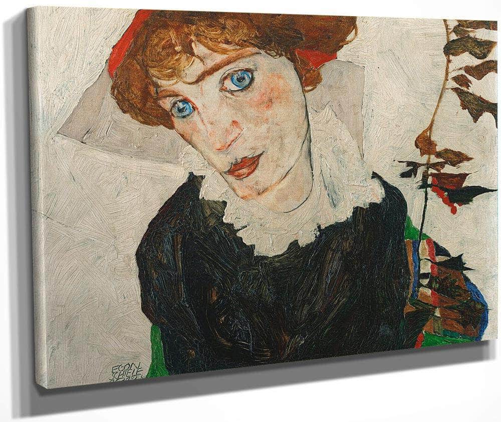 Egon Schiele Portrait Of Wally Neuzil Print, Canvas Art, Framed Print ...