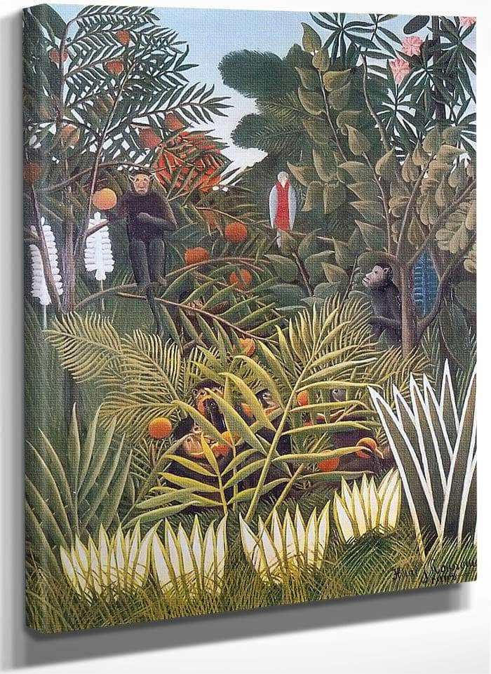 Exotic Landscape 1908 By Henri Rousse Print, Canvas Art, Framed Print ...