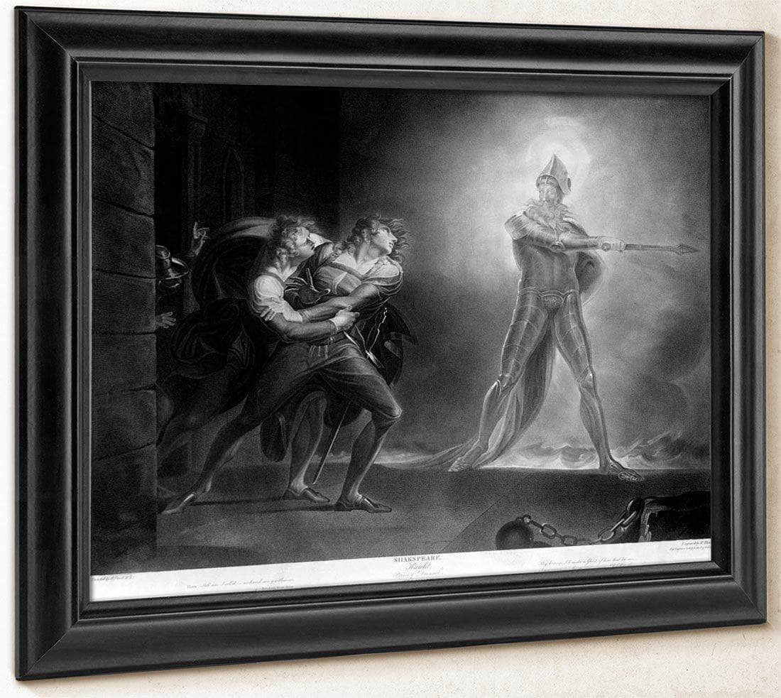Hamlet, Prince Of Demark Act I Scene Print, Canvas Art, Framed Print ...