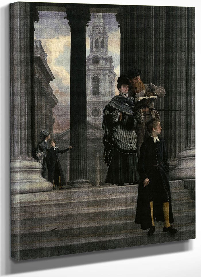 London Visitors By James Tissot Print, Canvas Art, Framed Print ...