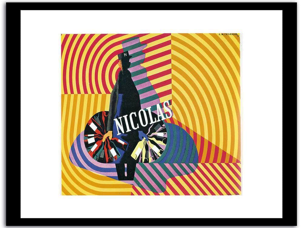 Nicolas Vintage Poster Print, Canvas Art, Framed Print. – Truly Art