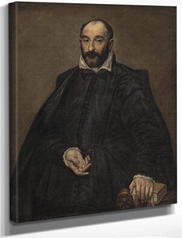 Portrait Of A Man By El Greco Print, Canvas Art, Framed Print. – Truly Art