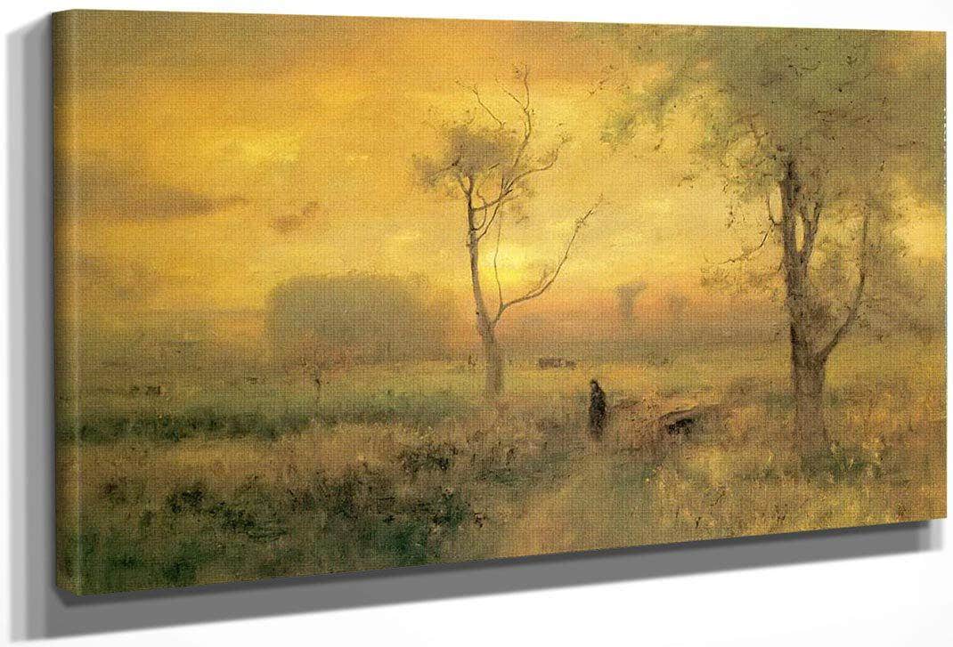 Sunrise 1887 By George Inness Print, Canvas Art, Framed Print. – Truly Art