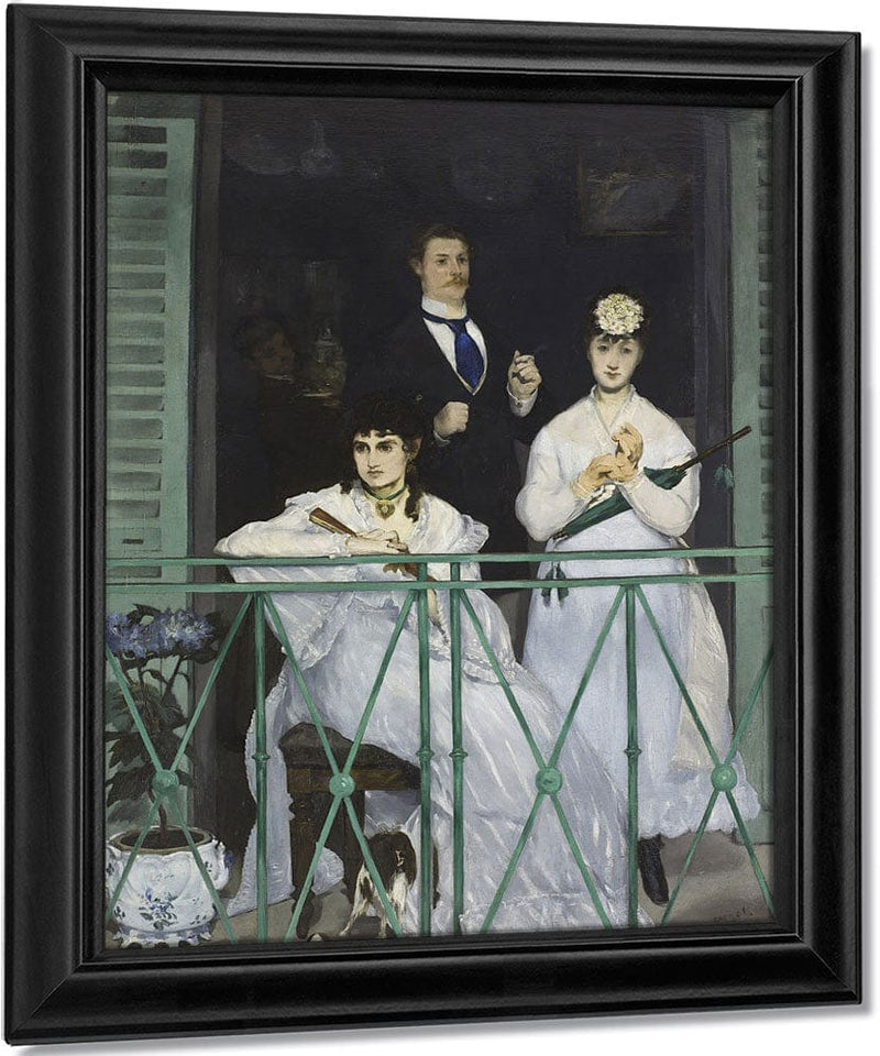 The Balcony 1 By Edouard Manet Print, Canvas Art, Framed Print. – Truly Art