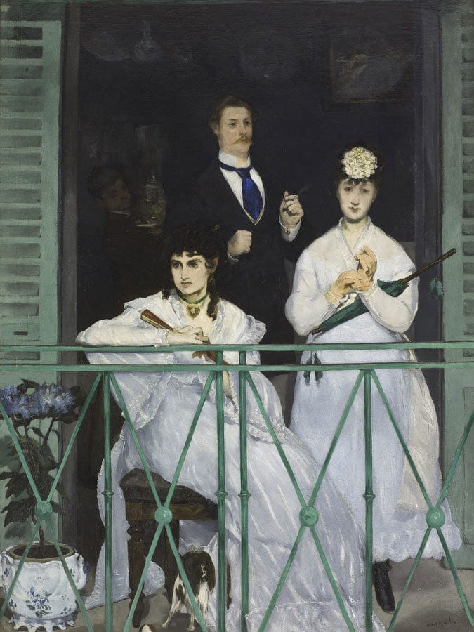The Balcony 1 By Edouard Manet Print, Canvas Art, Framed Print. – Truly Art