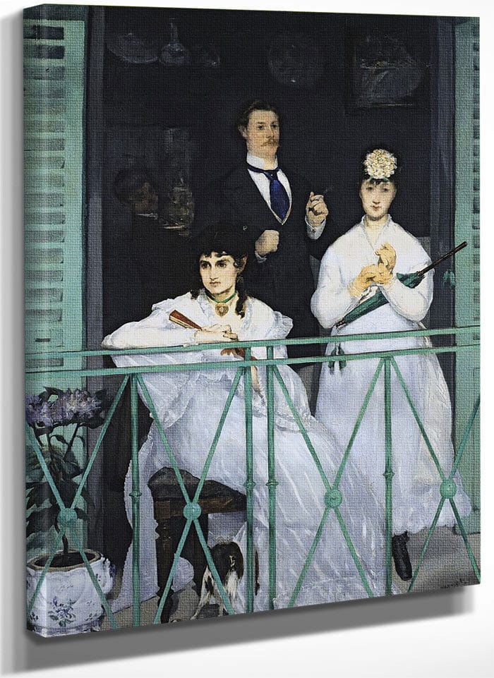 The Balcony By Edouard Manet Print, Canvas Art, Framed Print. – Truly Art