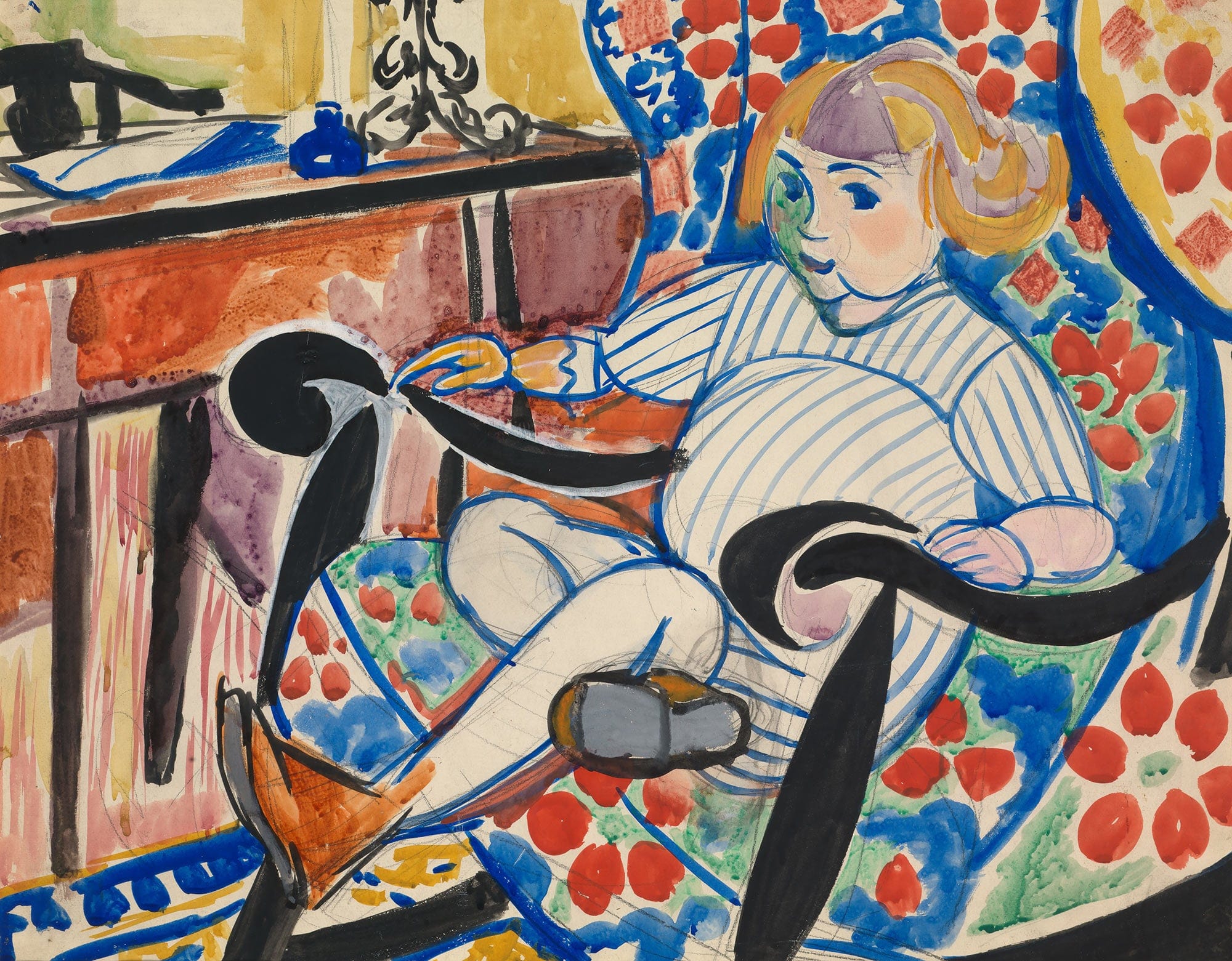 Gouache by Henry Lyman Sayen Print from Truly Art