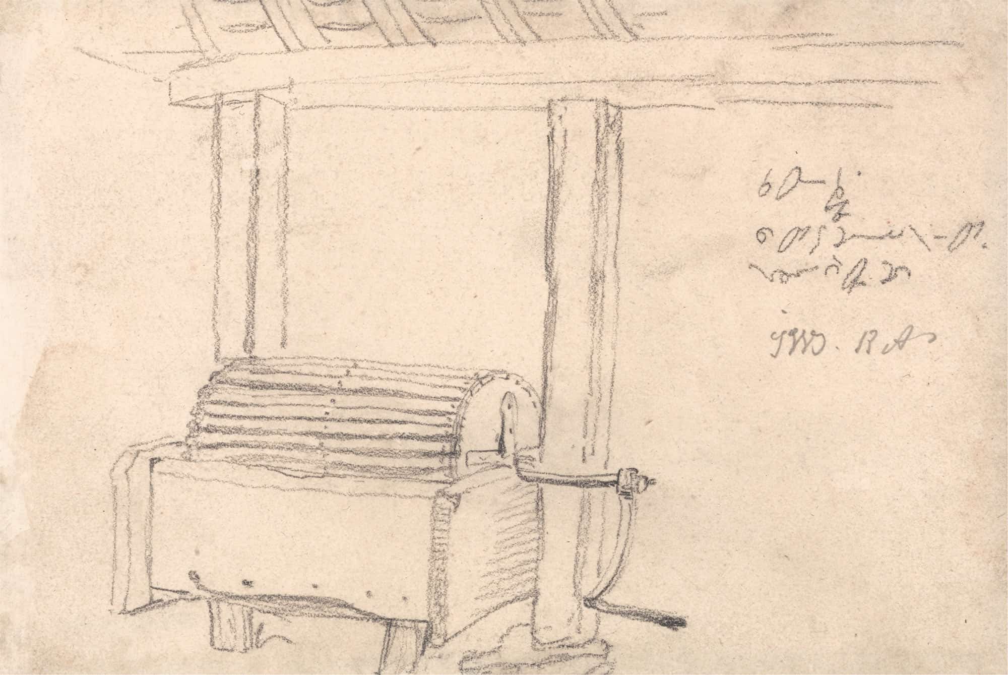 Hand Rolling Machine To Wash Potatoes by James Ward Print from Truly ...