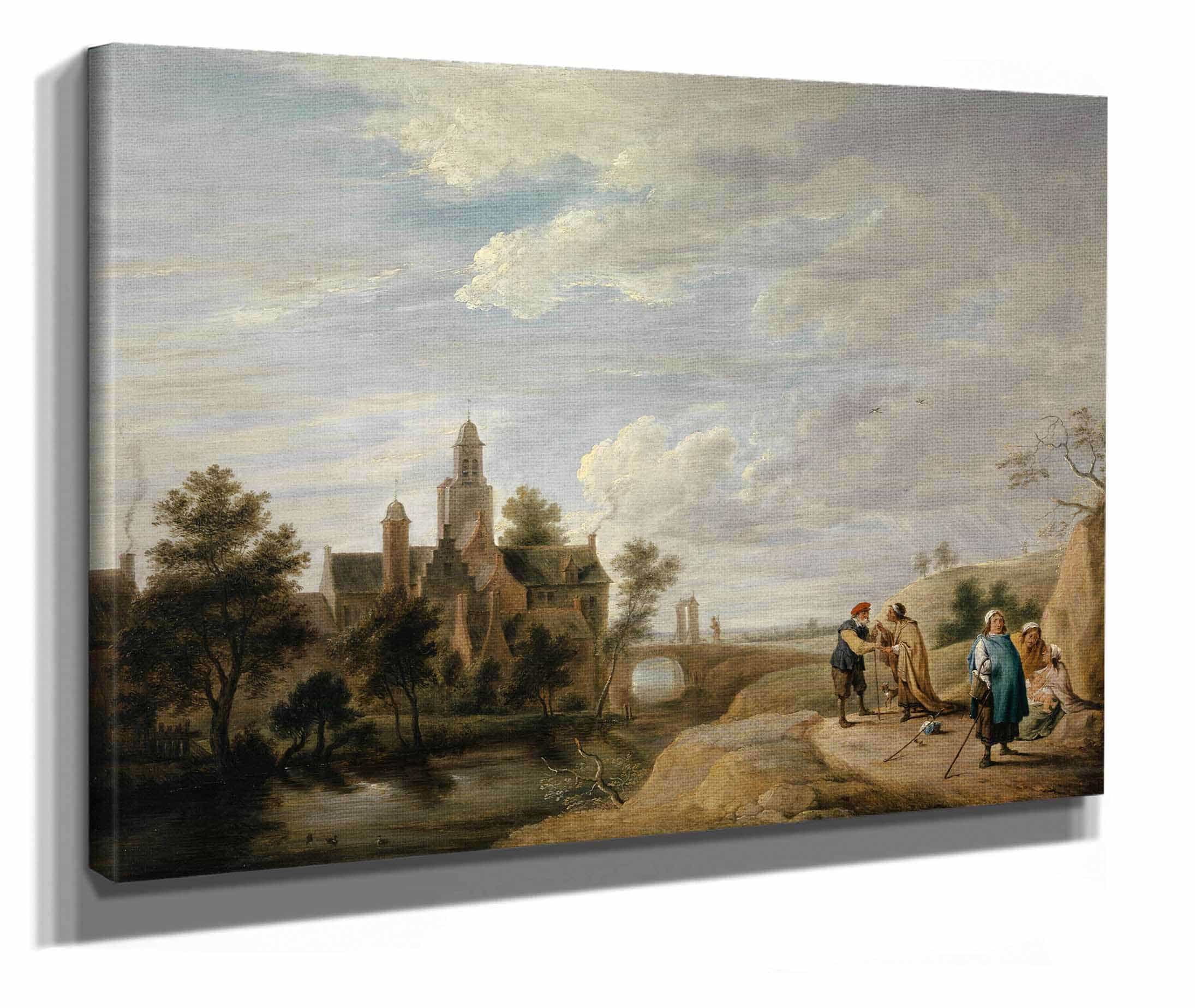 Landscape With Staffage Figures by David Teniers The Younger Print ...