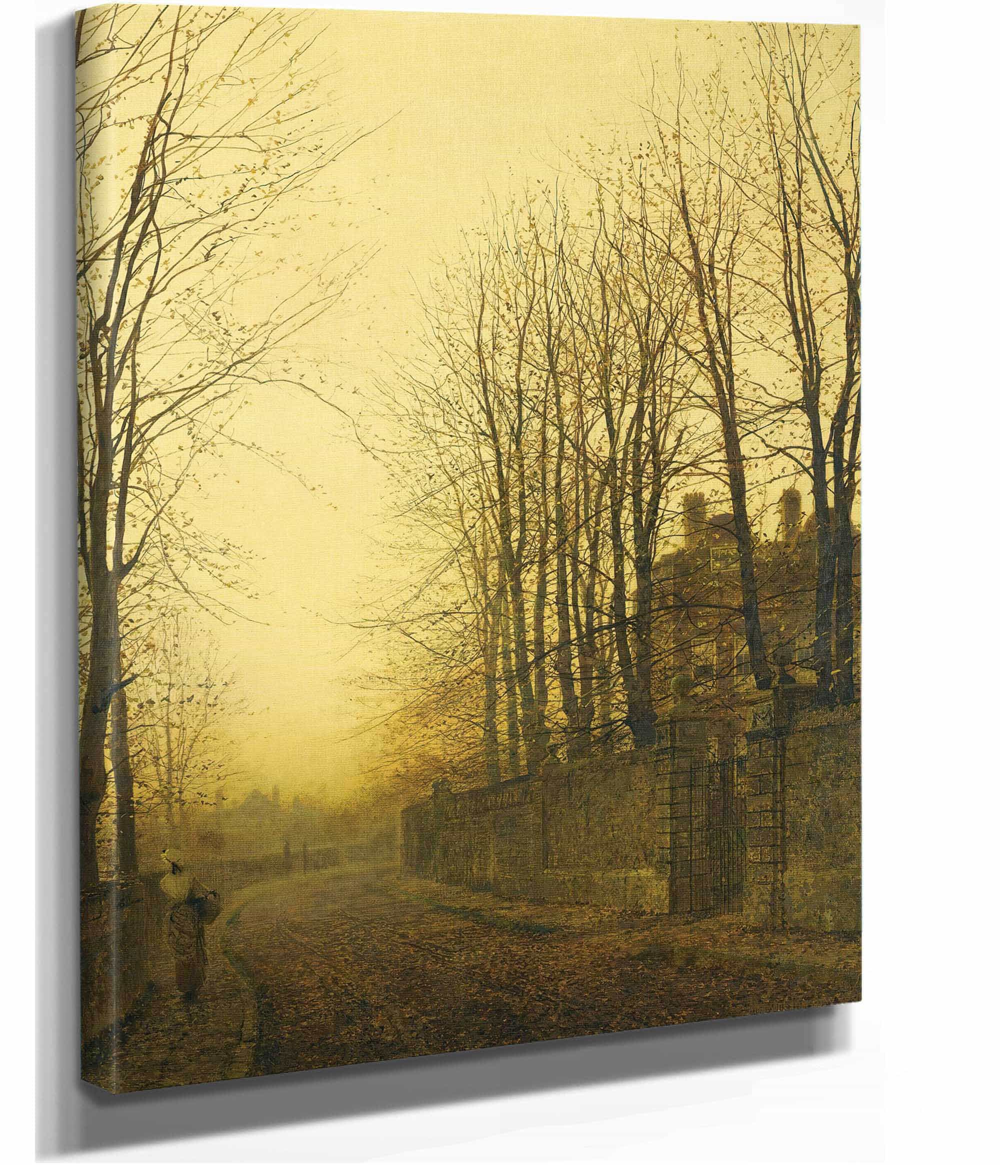 Late Autumn by John Atkinson Grimshaw Print from Truly Art