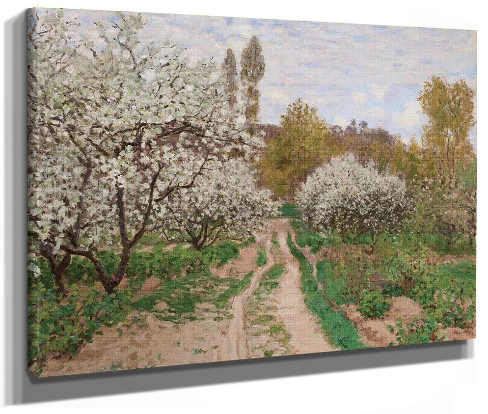 Apple Trees In Blossom By Claude Monet – Truly Art
