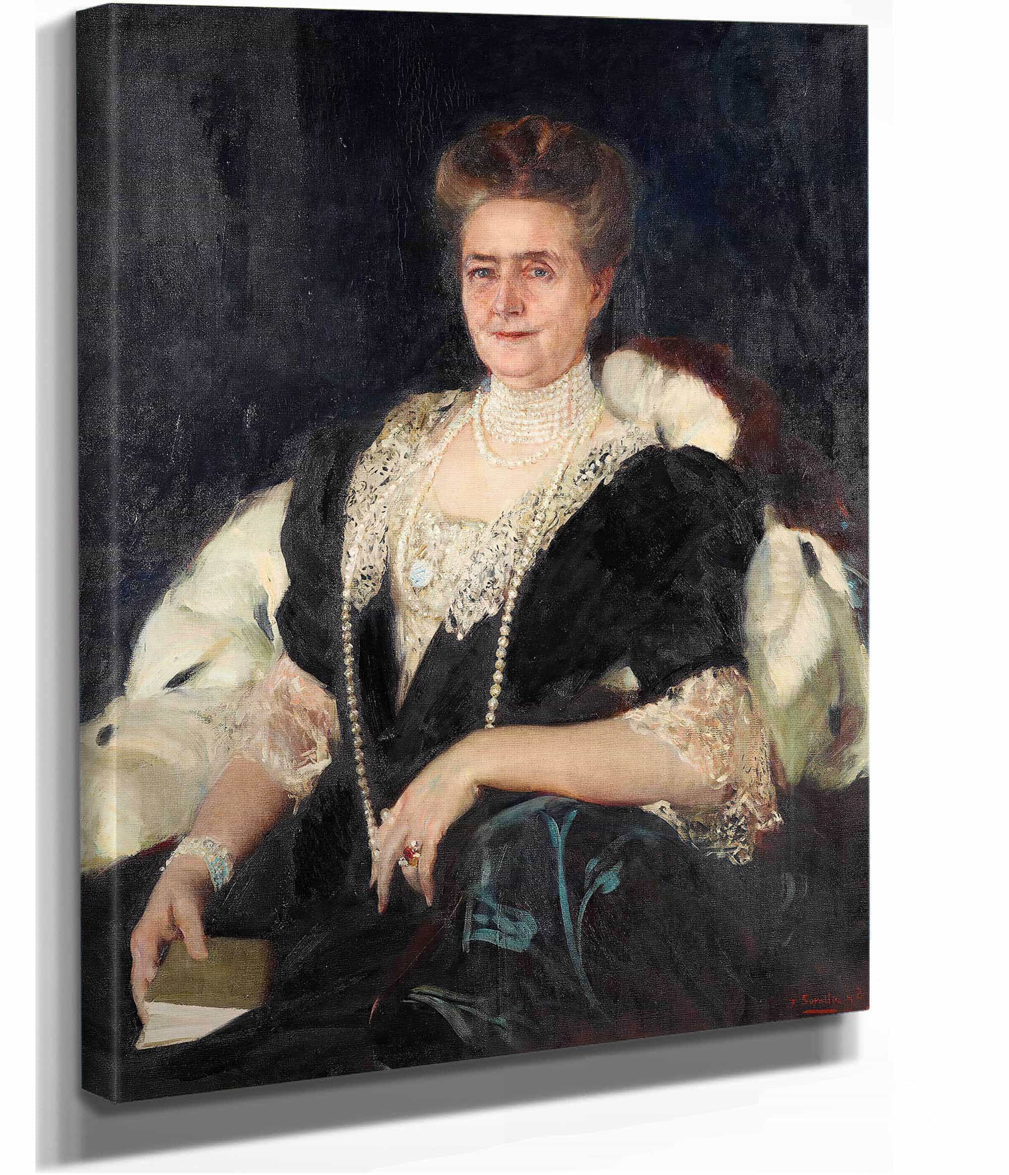Portrait Of Frances Tracy Morgan by Joaquin Sorolla Print from Truly ...