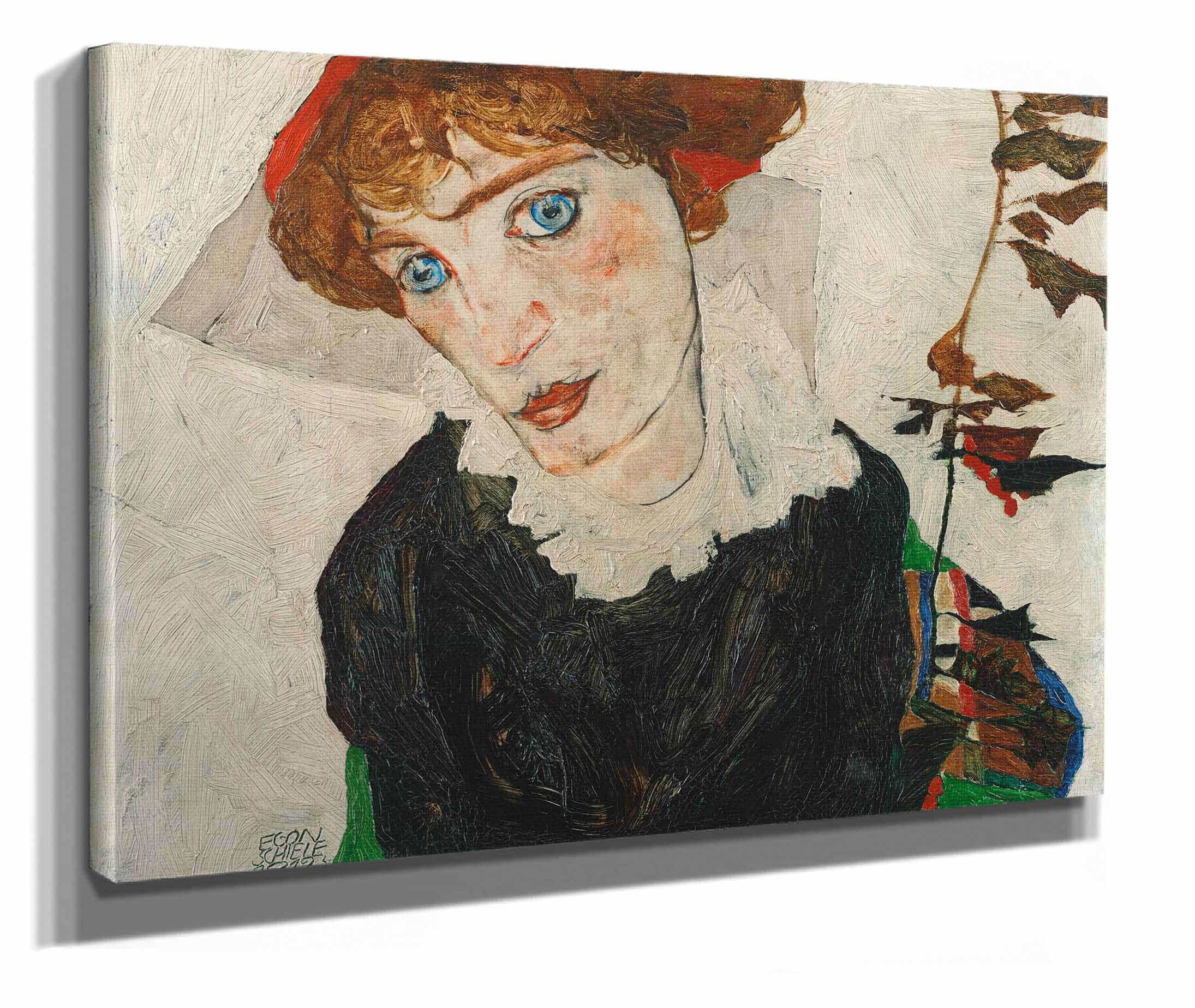 Portrait Of Wally Neuzil by Egon Schiele Print from Truly Art