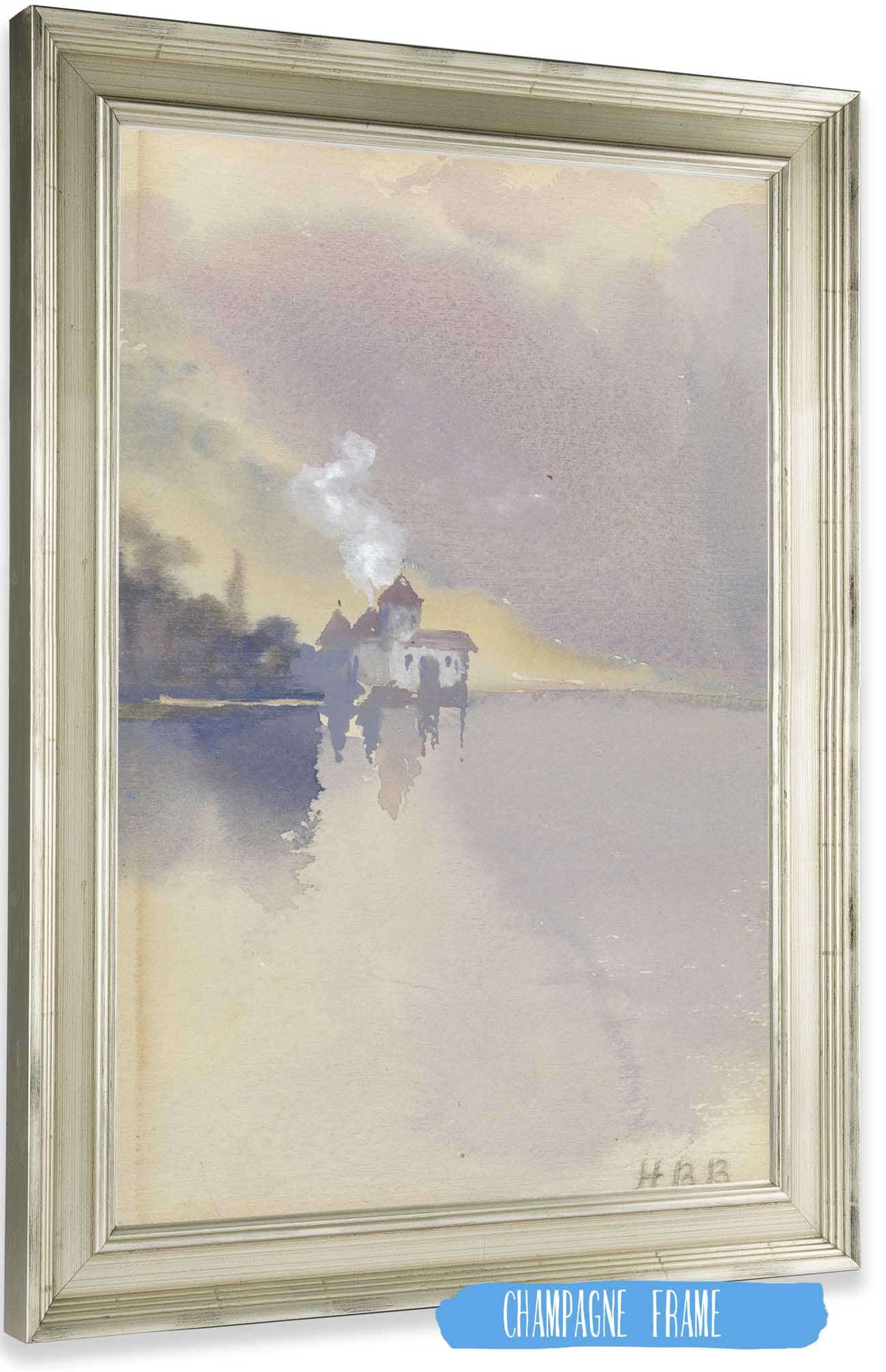 Chateau De Chillon by Hercules Brabazon Brabazon Print from Truly Art