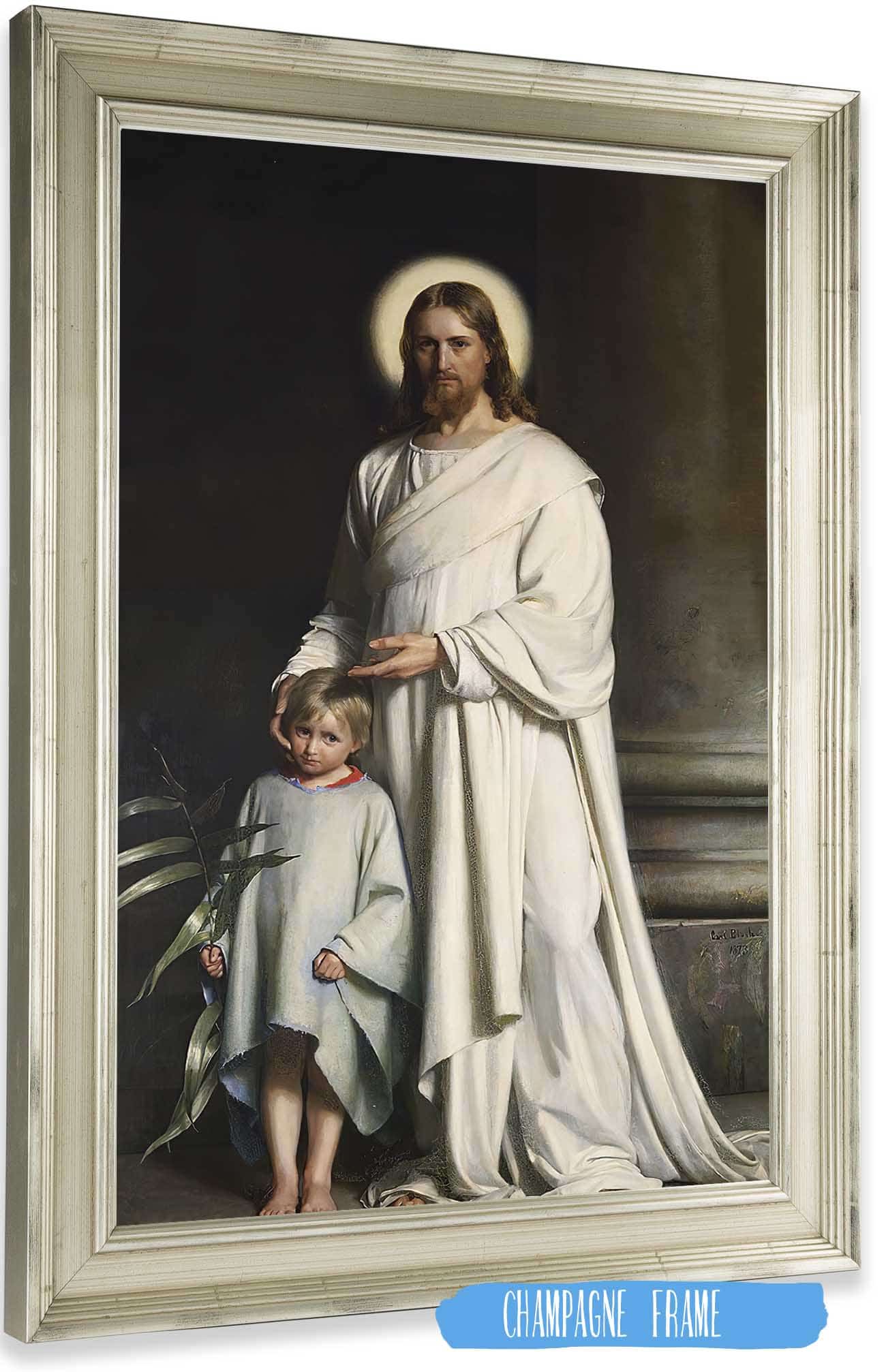 Christ Blessing The Little Child by Carl Bloch Print from Truly Art