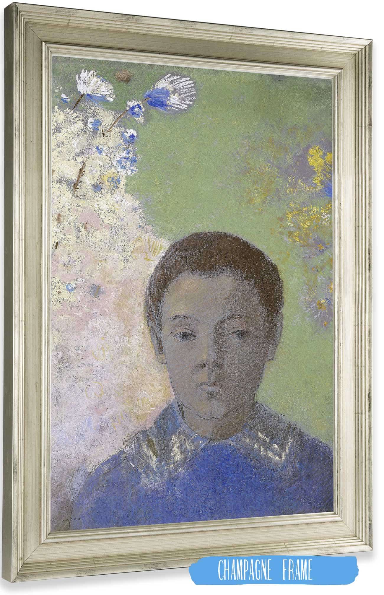 Portrait Of Ari Redon by Odilon Redon Print from Truly Art
