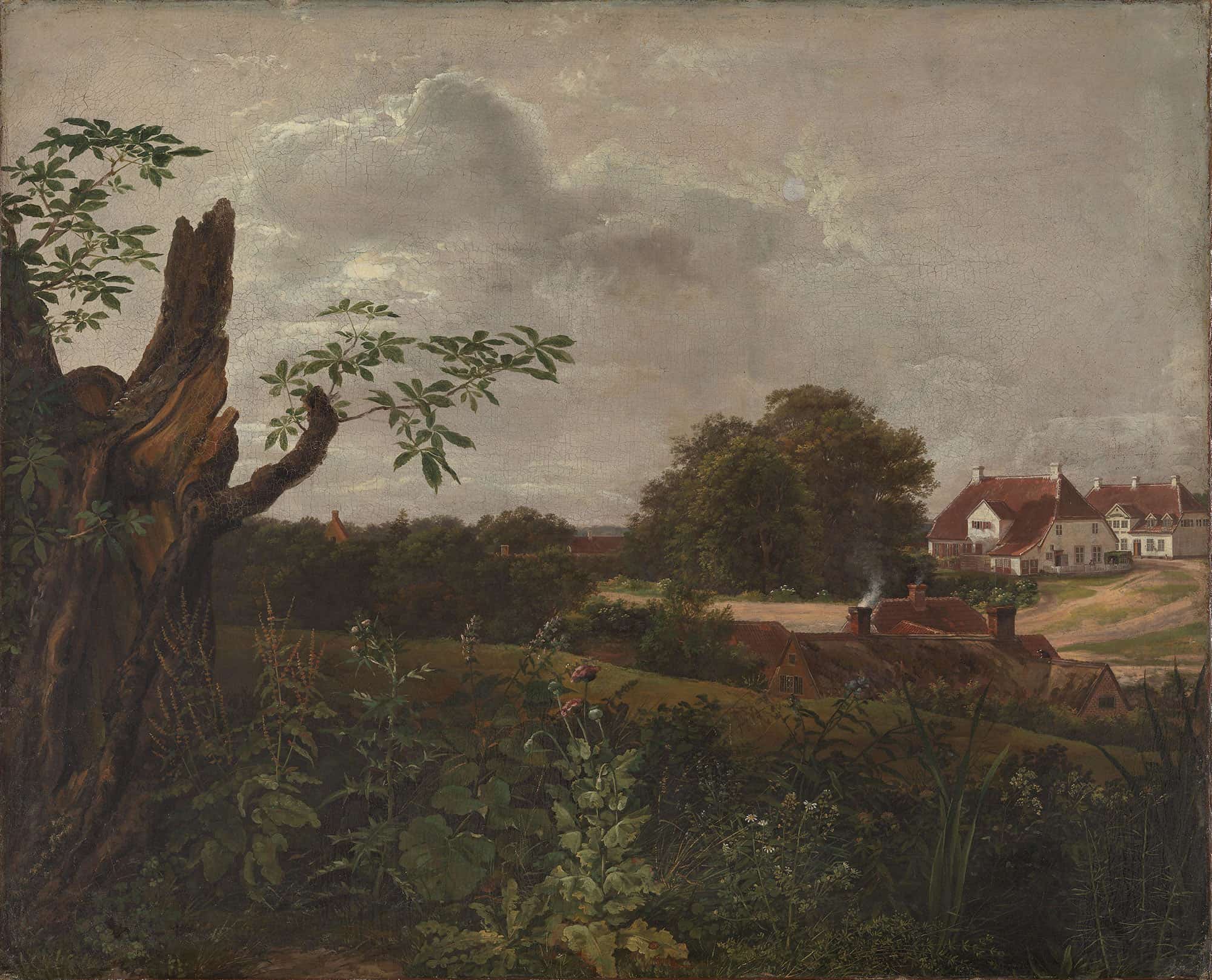 The Big Inn At Fredensborg by Johan Christian Dahl Print from Truly ...