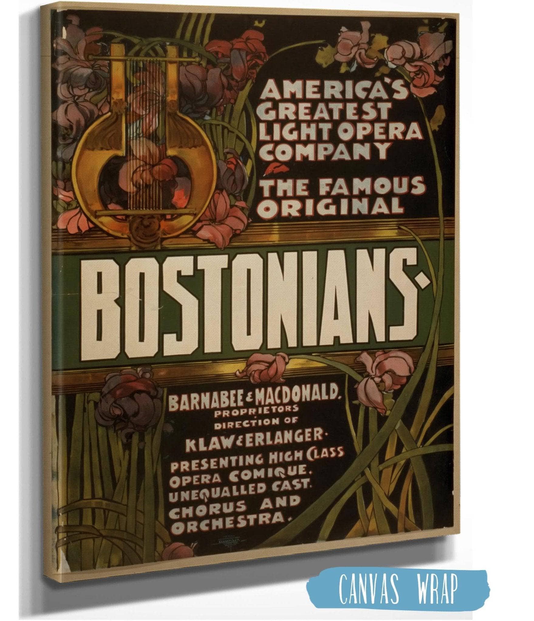 The Famous Original Bostonians America's Greatest Light Opera Company ...