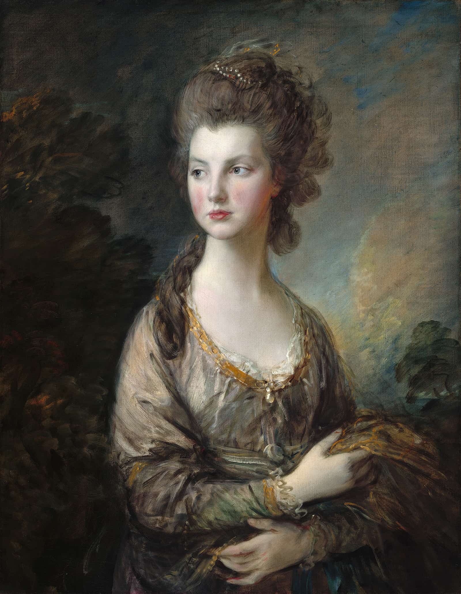 The Hon Mrs Thomas Graham by Thomas Gainsborough Print from Truly Art