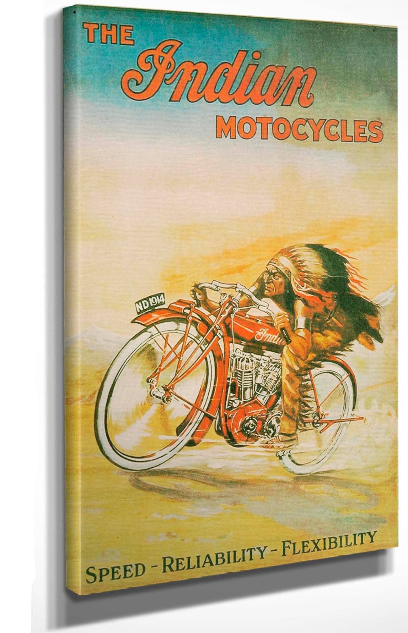 The Indian Motorcycle Print from Truly Art
