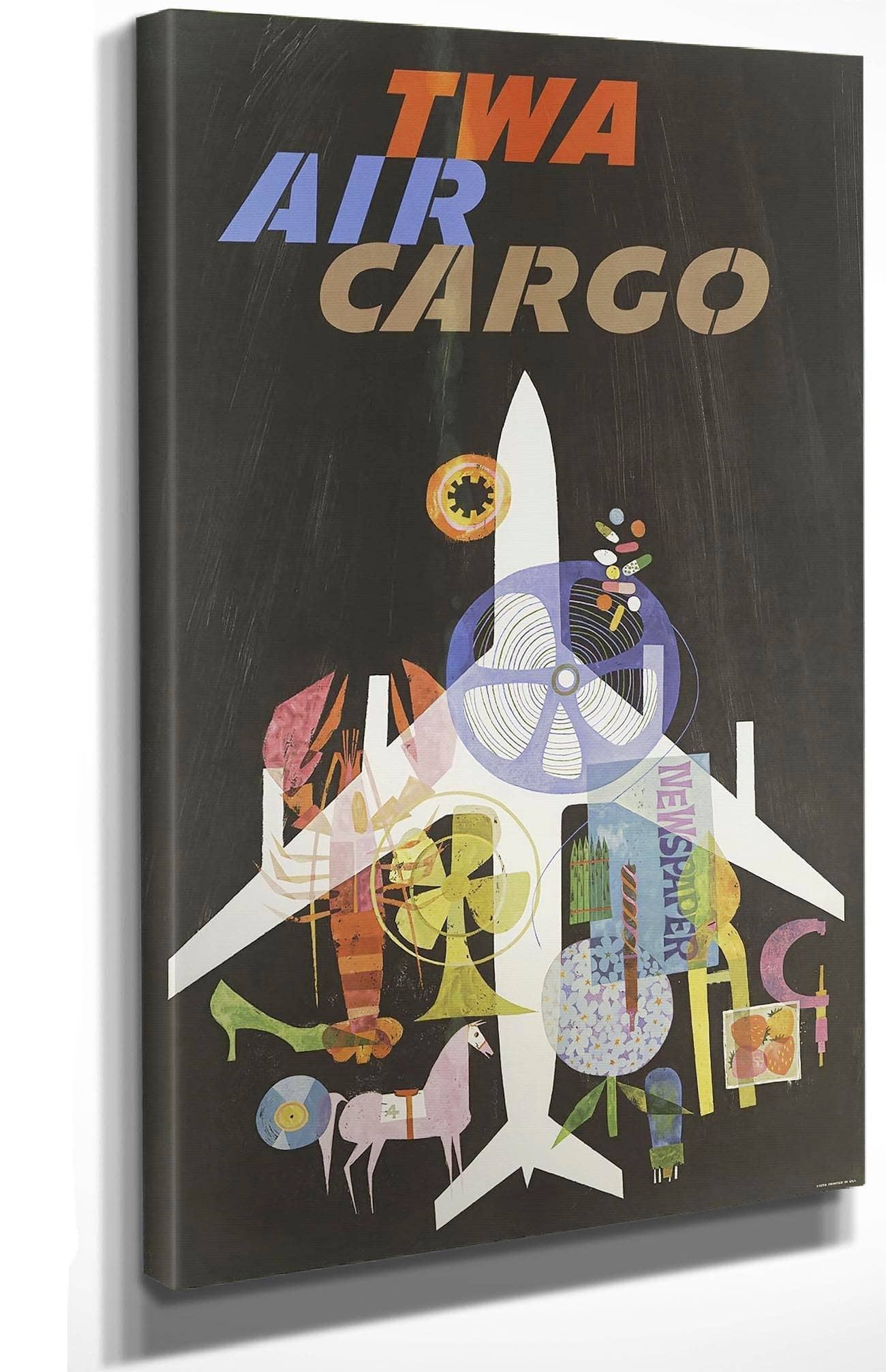 TWA Air Cargo Print from Truly Art